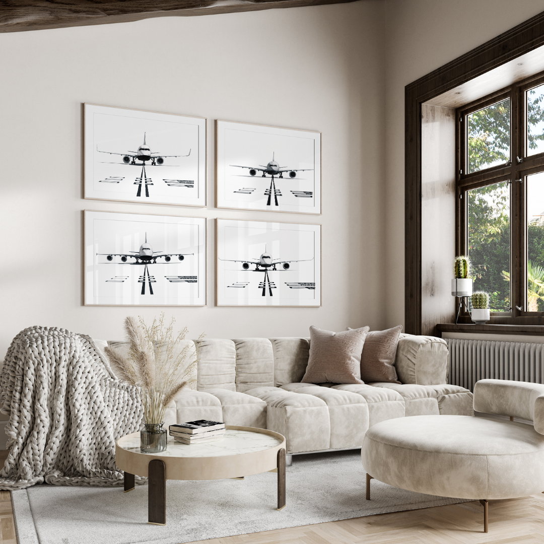 Aviation Art Prints | Hand-Drawn Iconic Aircraft Wall Art – LIBRA FINE ARTS